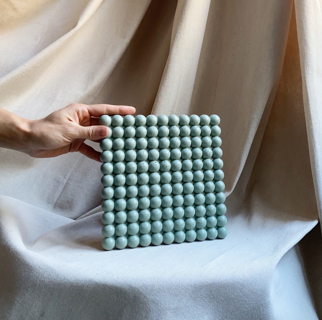 BULLA - Large Concrete Trivet | Concrete Candle Tray | Soap Dish ...