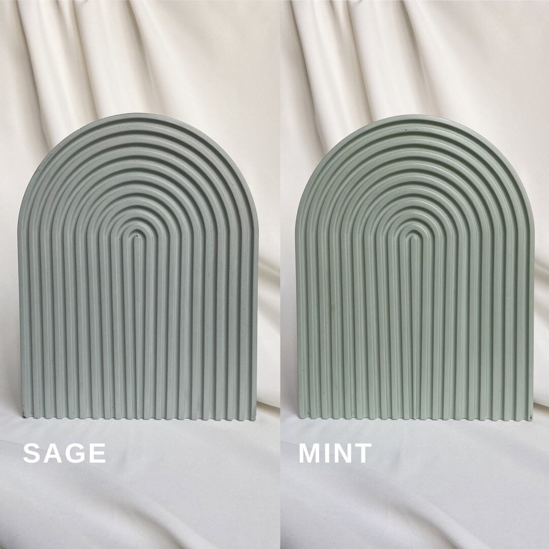 Arcüs Concrete Tray | Arch Decorative Tray | Props | Large Coaster ...