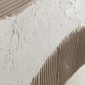 Oversized Abstract Plaster Wall Art | 3d Wall Art | Plaster Art ...