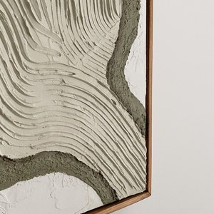 Set of 2 Abstract Plaster Wall Art | 3d Art | Plaster Art | Plaster ...