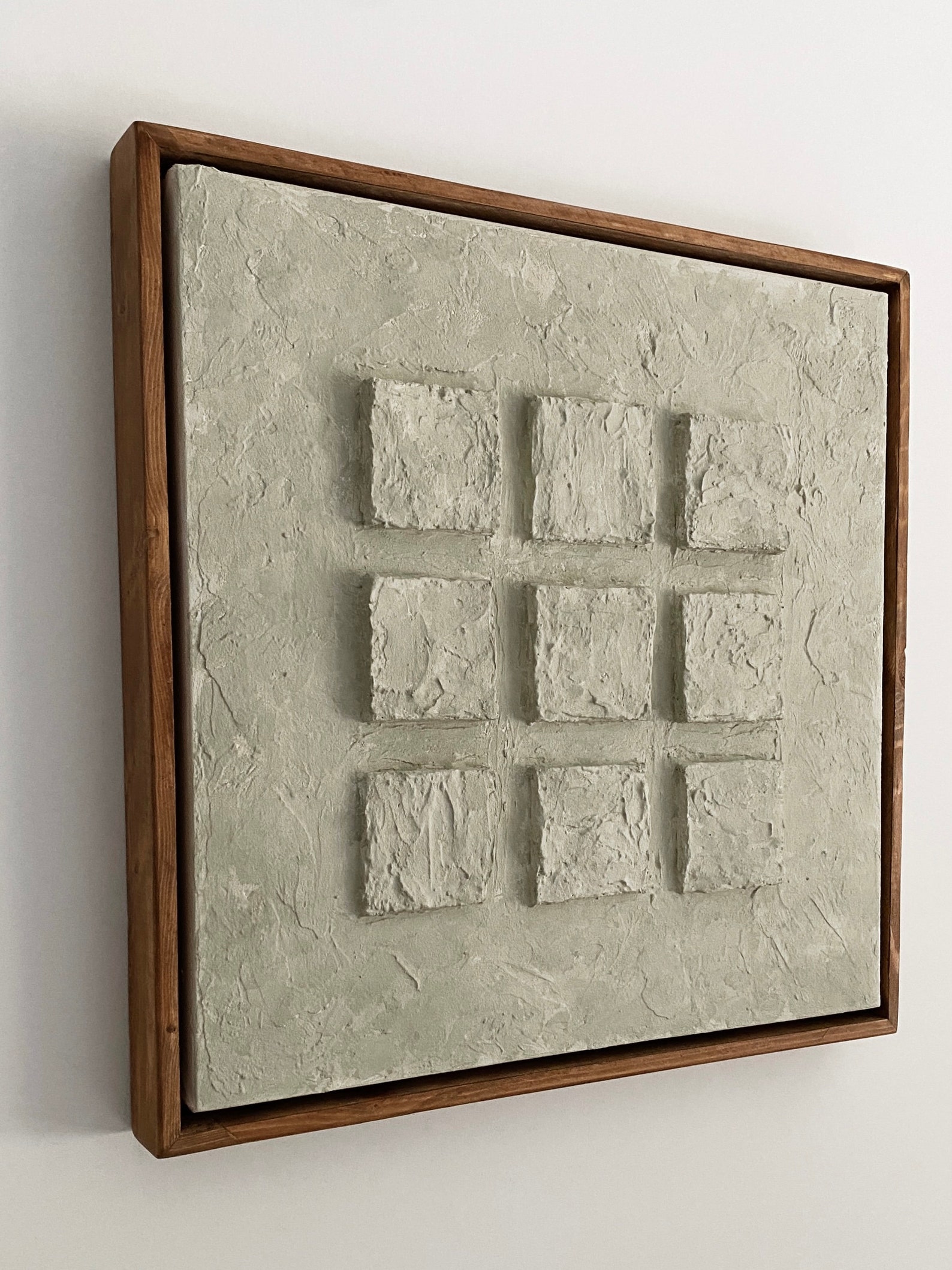 Matte Mint Abstract Plaster Art | 3d Wall Art | Plaster Art | Plaster ...