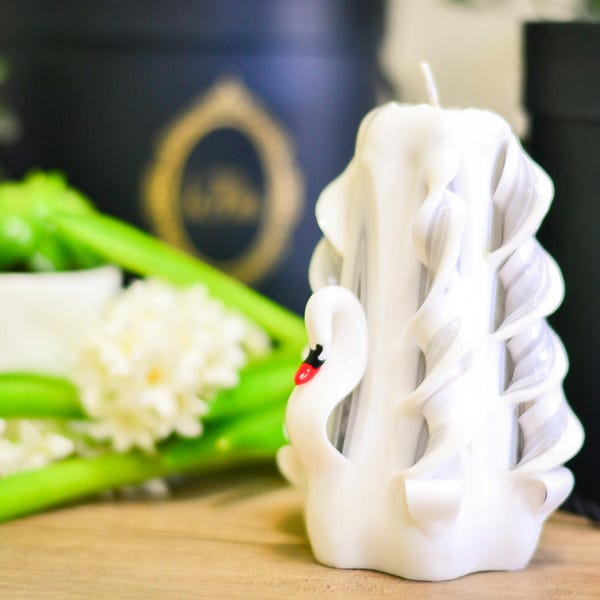 Swan Candle - Etsy