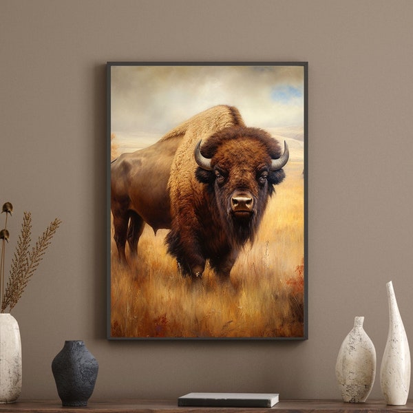 Buffalo Art - Etsy