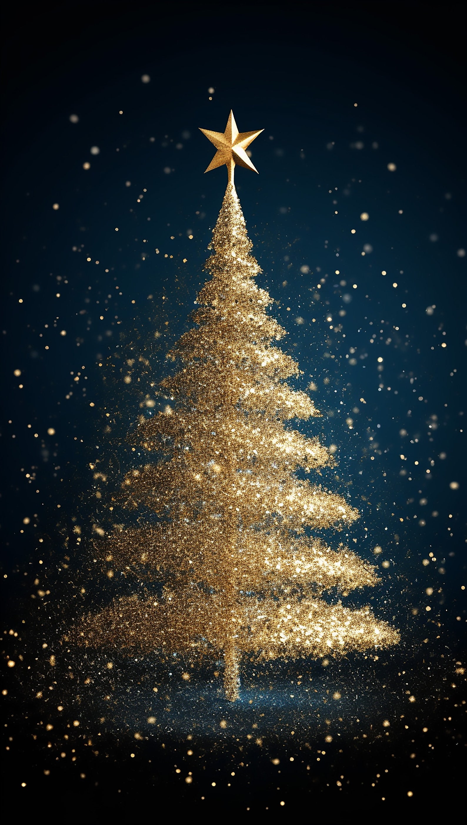 Vintage Christmas Tree Clip Art, Classic 1950s Color Palette, Digital ...