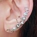 Silver Ear Cuff Silver Plated Elegant Ear Wrap - Etsy
