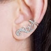 Fake Helix Ring, Helix Hoops,two Ring Helix, Ear Cuff, Silver Helix ...