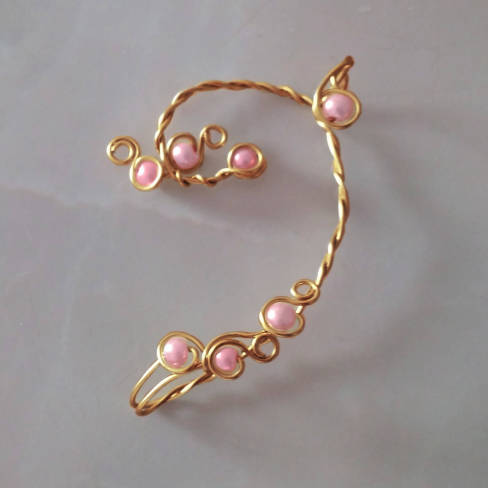 Beauty and the Beast Inspired Ear Cuff Belles Ear Wrap Pink | Etsy UK