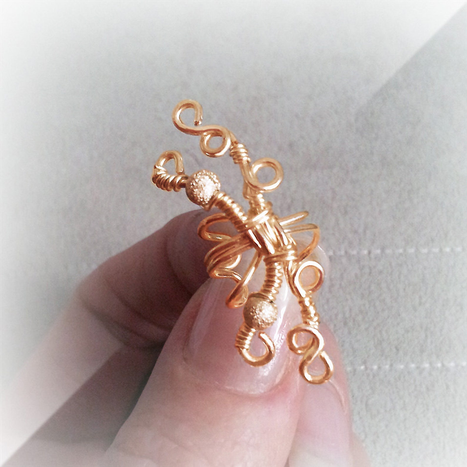 Gold Ear Cuff 24K Gold Plated Glitter Gold Ear Wrap - Etsy