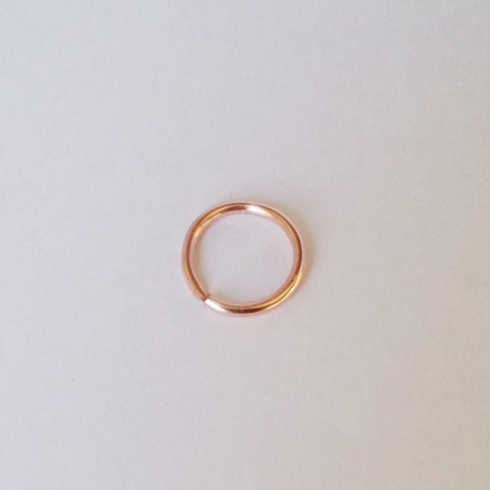 Mens Gold Helix Hoop, Helix Ring, Tragus Hoop, Hugger Earring, Minimal ...