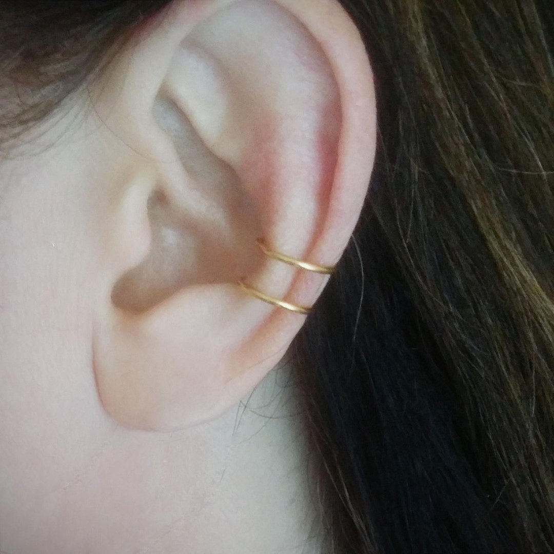 Gold Silver Copper Ear Cuff Small Rings Ear Wrap - Etsy