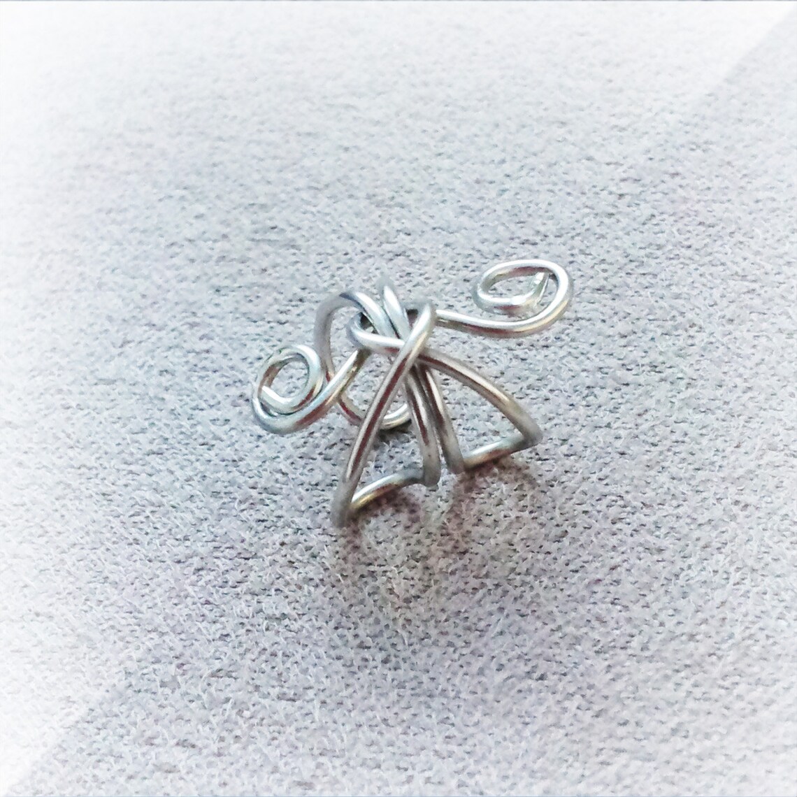 Silver Ear Cuff Silver Plated Ear Wrap - Etsy