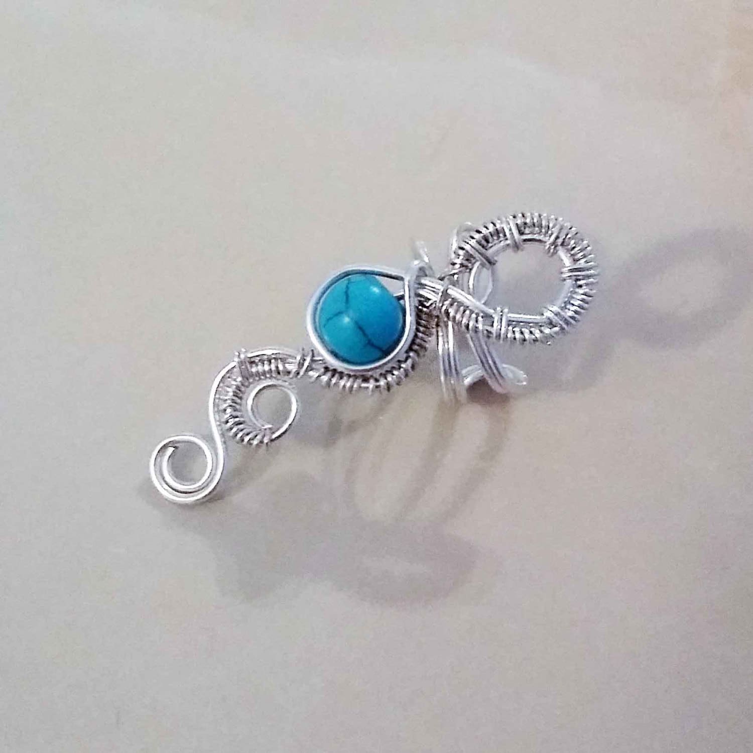 Silver Ear Cuff Infinity Ear Cuff Silver Infinity Bow Ear | Etsy