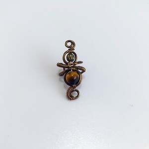 Ear Cuff Antique Copper Tigers Eye Ear Wrap - Etsy