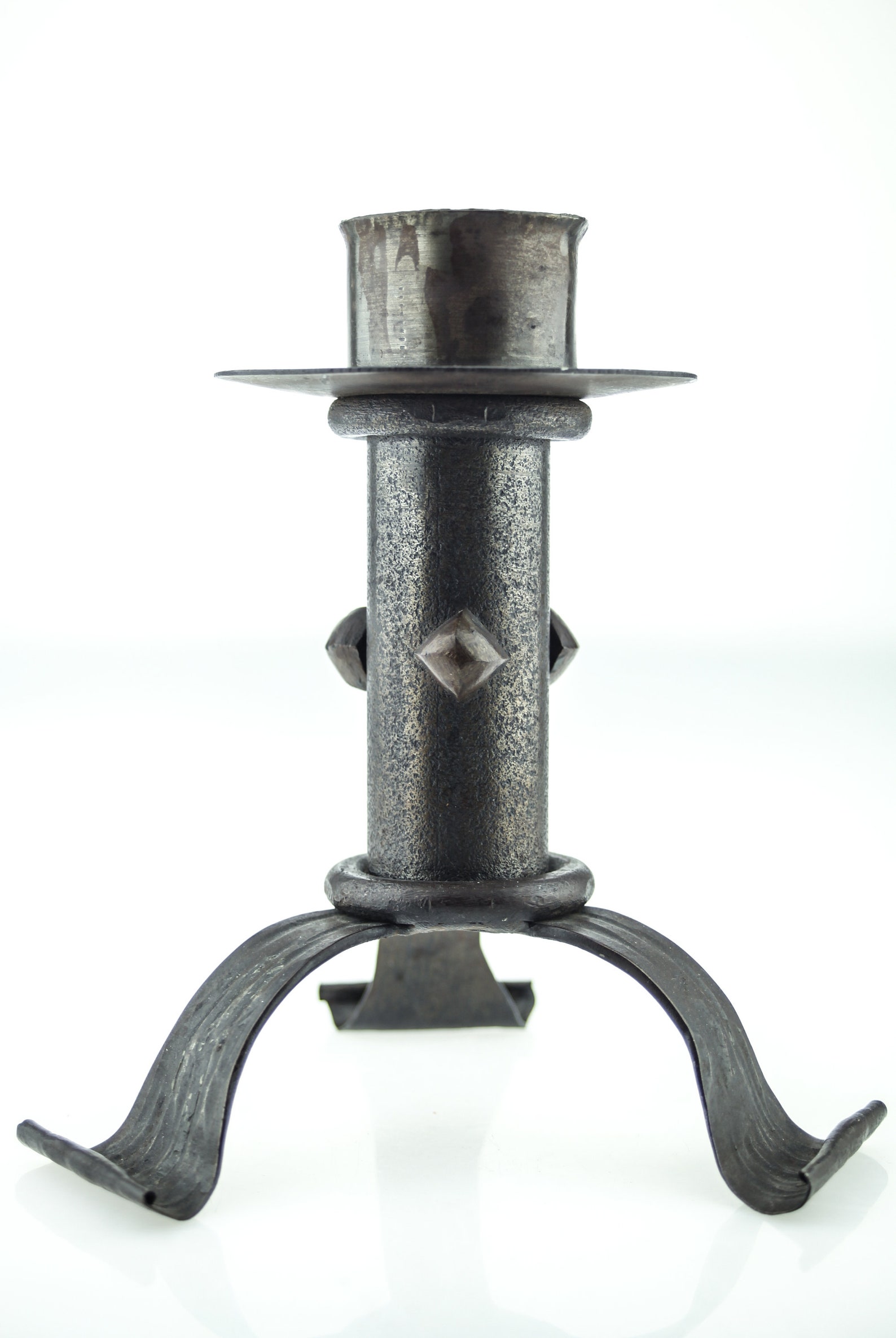 Midcent. Forged Candle Holder Medieval Style - Etsy