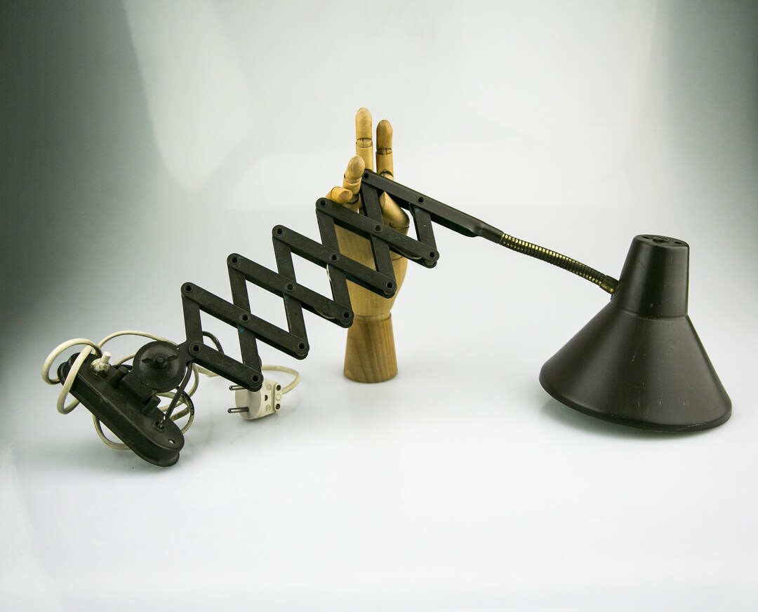 Gooseneck Hala Scissor Lamp Mid 20th Century Dutch Design Near Perfect ...