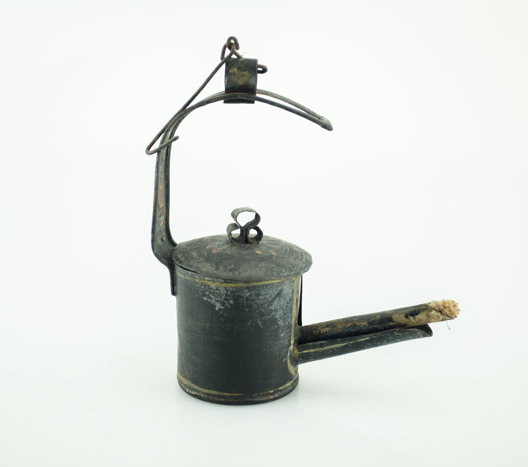 Tin Oil Wick Cap Lamp Early 1900s - Etsy