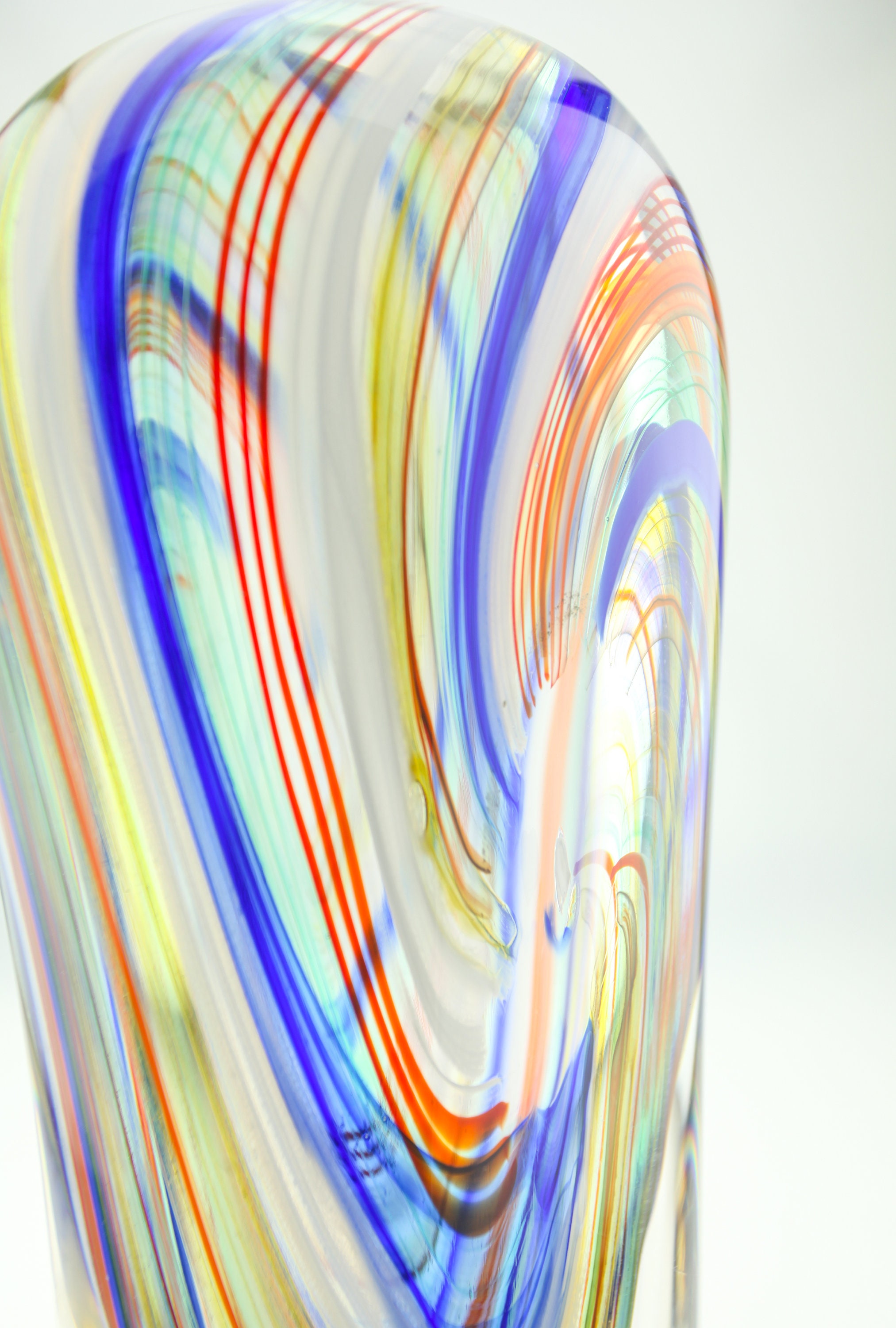 Rysz Glass Vase, Heavy - Etsy