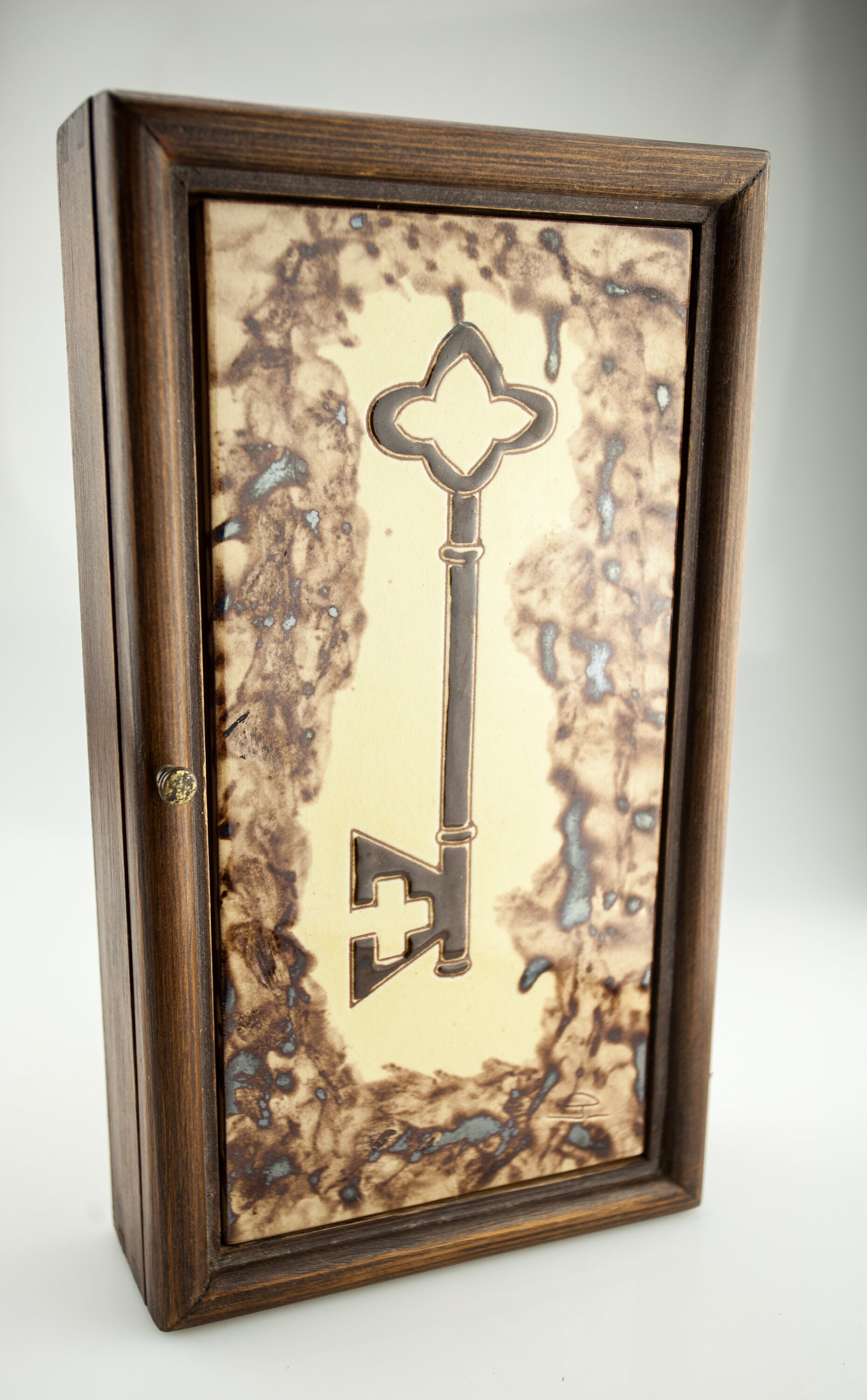 Mcm Arts and Crafts Key Cabinet - Etsy