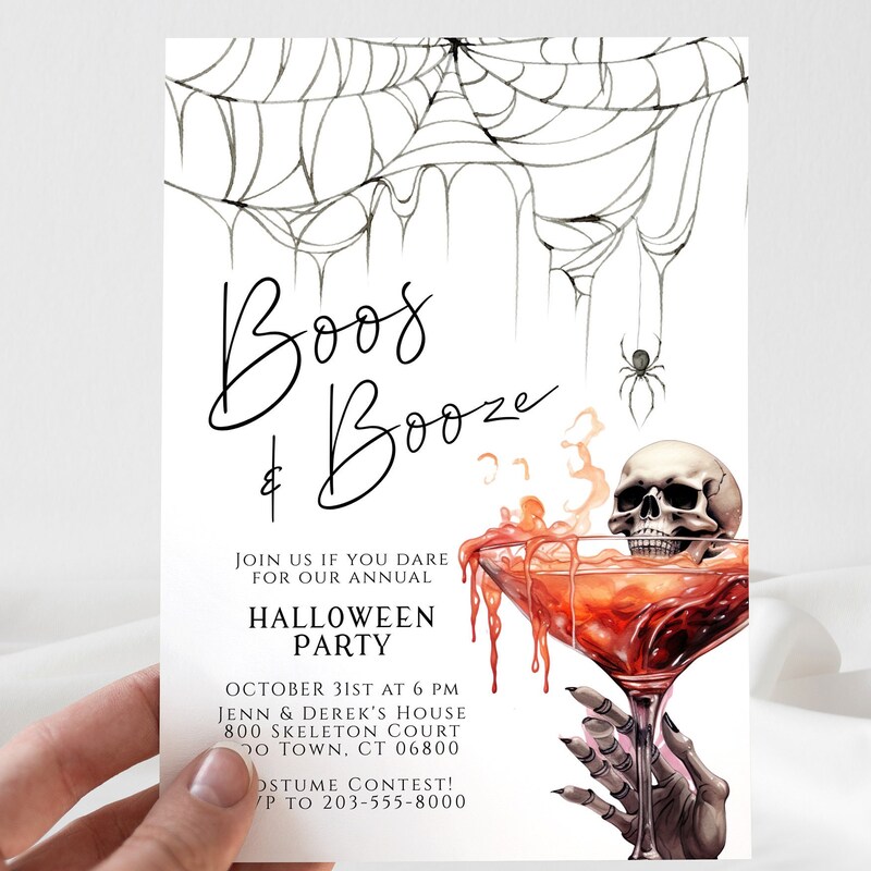 Boos and Booze Party - Etsy