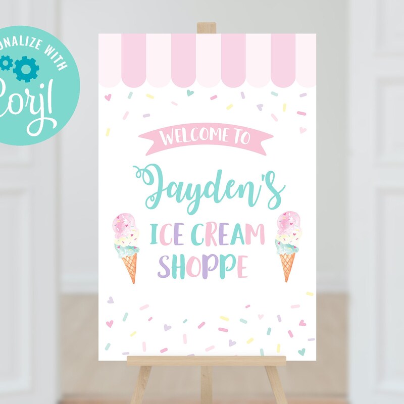 Ice Cream Poster - Etsy