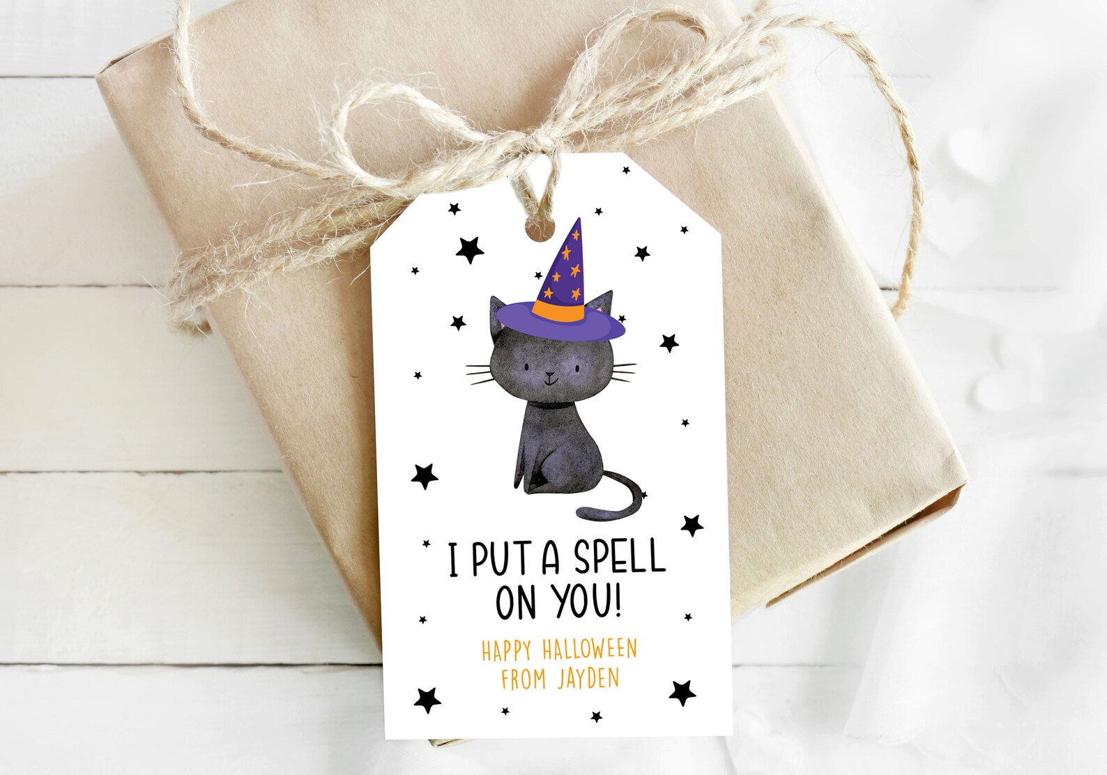 Cute Editable Halloween Treat Tags / Printable Halloween Party - Etsy