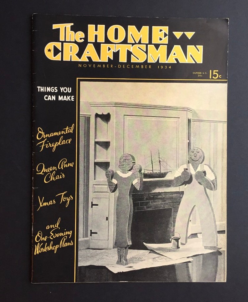 1934 the Home Craftsman Magazine - Etsy