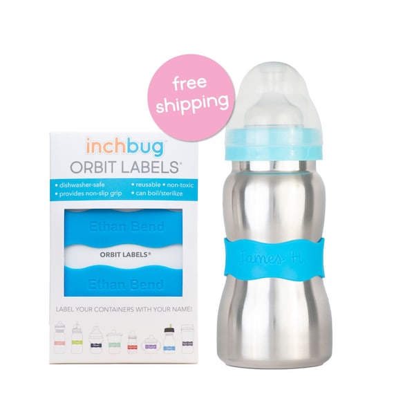 Personalized Original Orbit Labels for Baby Bottles and Sippy - Etsy