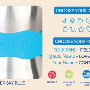 Baby Bottle Name Labels Personalized Sippy Cup Name Labels for Daycare ...