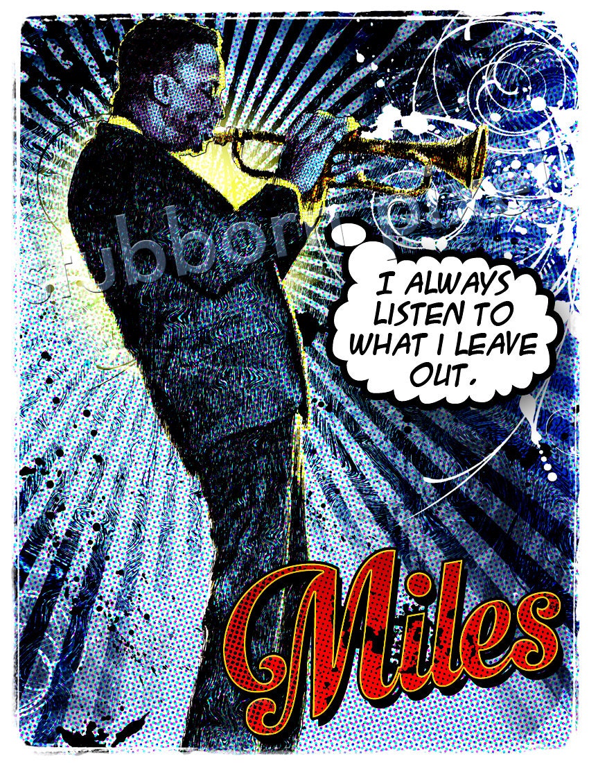 MILES DAVIS Greeting Card Blank Card - Etsy