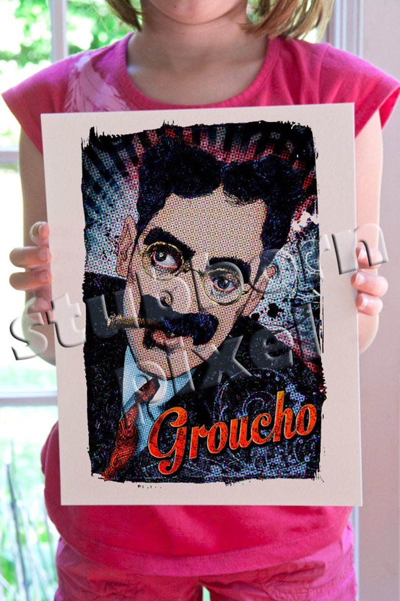 GROUCHO MARX Pop Art Archival Giclee Art Print - Etsy