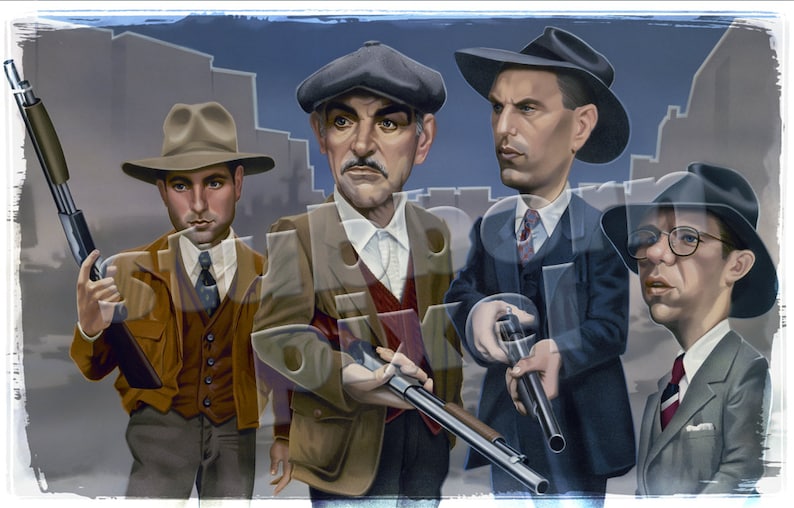 THE UNTOUCHABLES Archival Giclee Art Print - Etsy