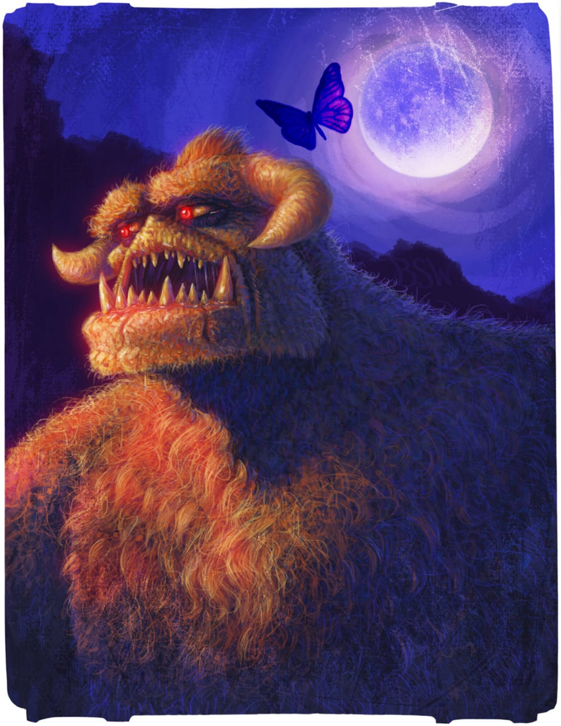 CAVE TROLL Fantasy Art Giclee Archival Art Print - Etsy Hong Kong