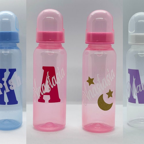 Baby Bottle Name Decals Daycare Labels Personalized Vinyl - Etsy