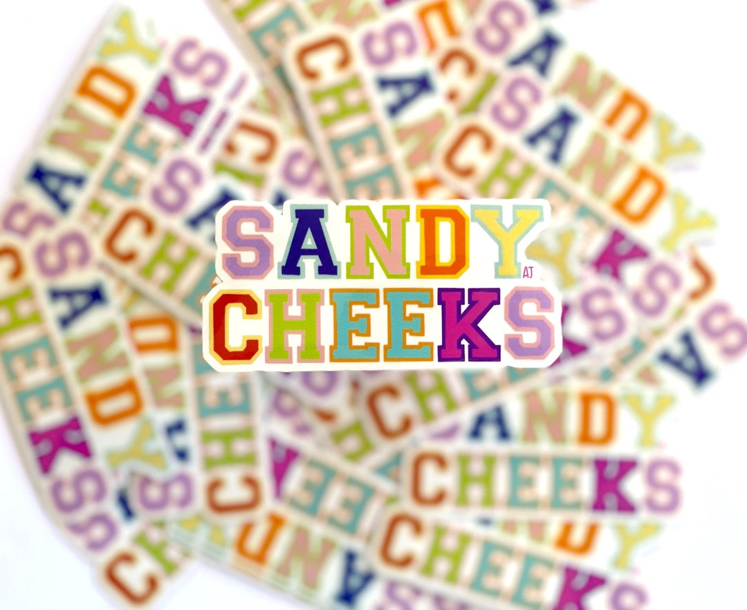 Sandy Cheeks Decal, Fun and Trendy Decal, Summer Decal, Beach Decal ...