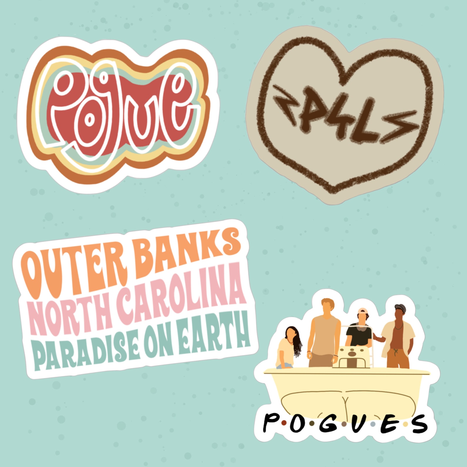 Outer Banks Decal Pogue for Life Decal P4L Decal OBX Decal - Etsy
