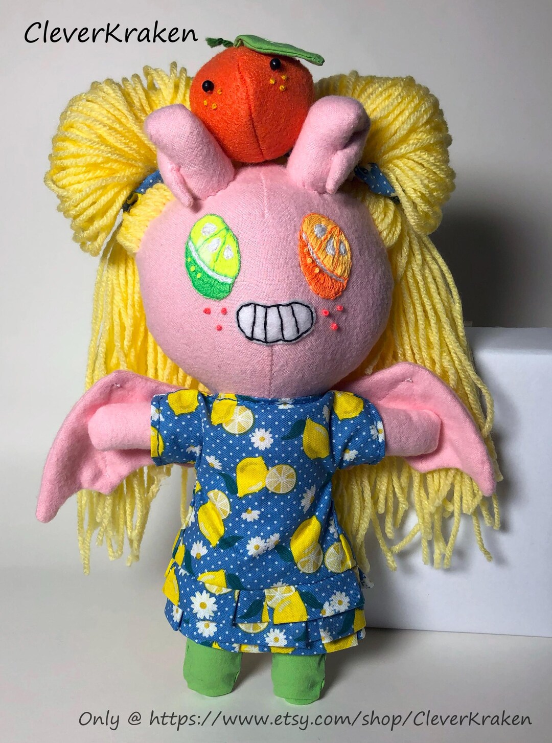 Citrus the Imp Plush Artist's Fantasy Chibi Doll, W/ Outfit and Hand ...