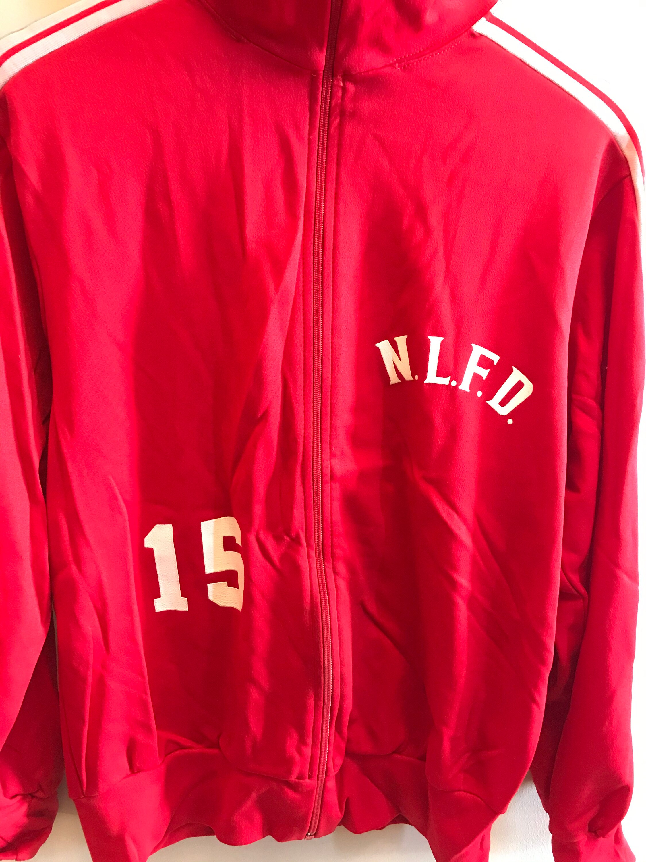 Vintage 70’s Adidas Track Jacket - MEDIUM - Personalized - N.L.F.D. #15 ...