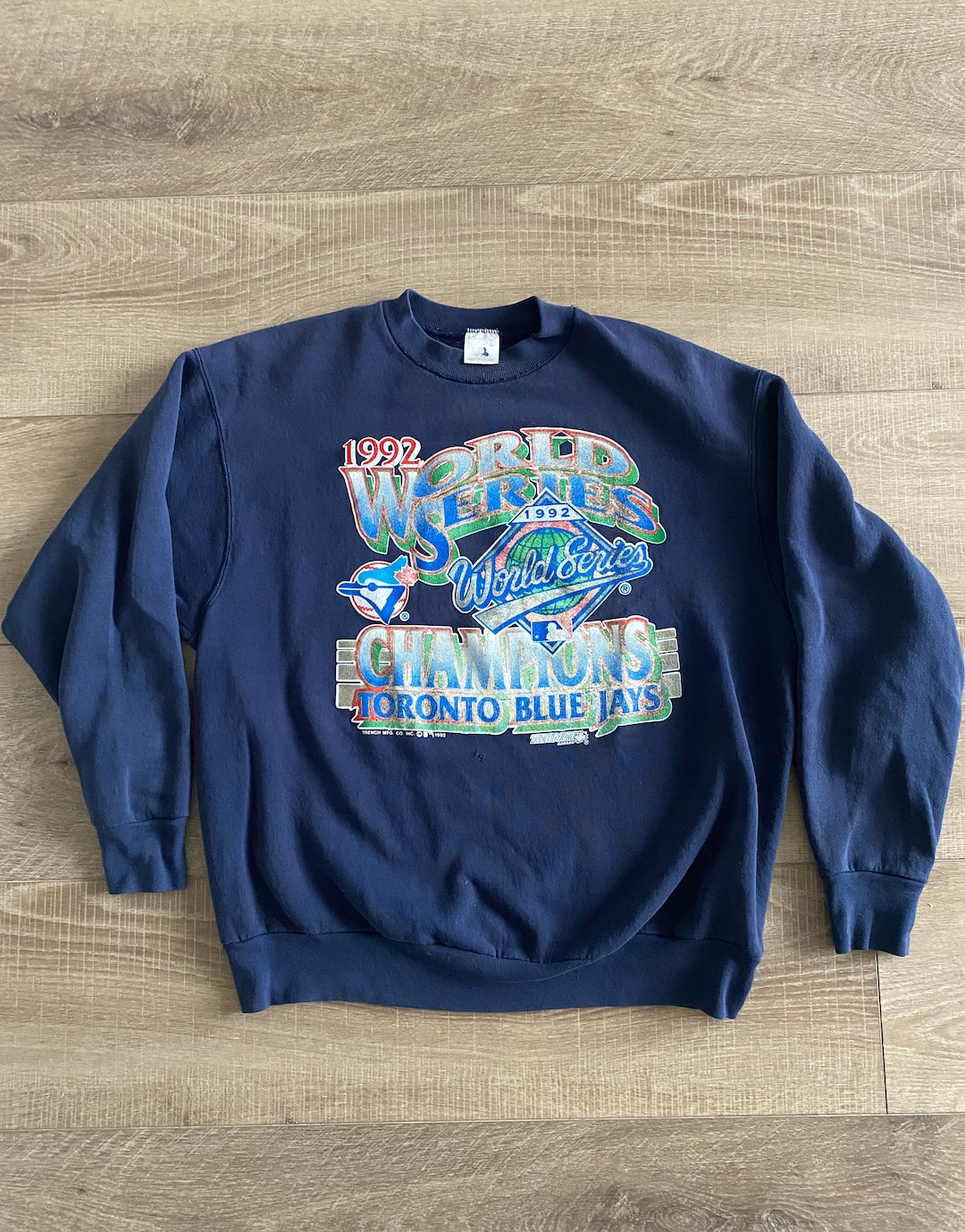 Vintage Toronto Blue Jays - 1992 World Series Champions Crewneck ...