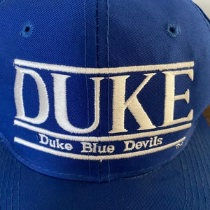 Vintage Duke Blue Devils Snapback Hat - the Game Brand - 90’s ...