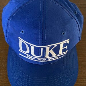 Vintage Duke Blue Devils Snapback Hat - the Game Brand - 90’s ...
