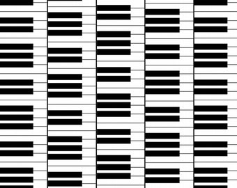 Piano Keys Fabric - Etsy