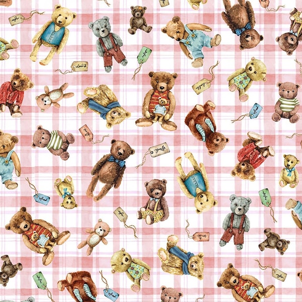 Teddy Bear Fabric - Etsy