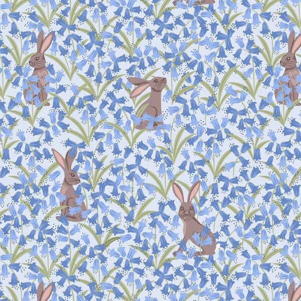 Rabbit Fabric - Etsy