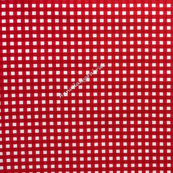 Red Gingham Check - Etsy