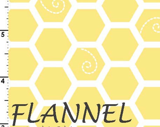 Yellow Flannel Fabric, Little One Flannel Too, Maywood Studio F8226S ...