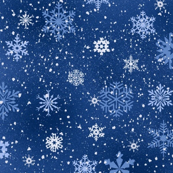 Snowflake Fabric - Etsy
