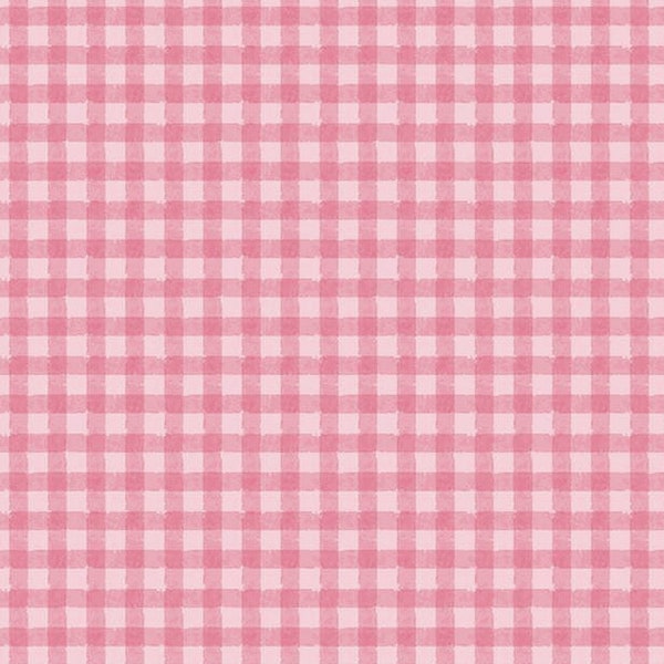 Pink Gingham Fabric - Etsy