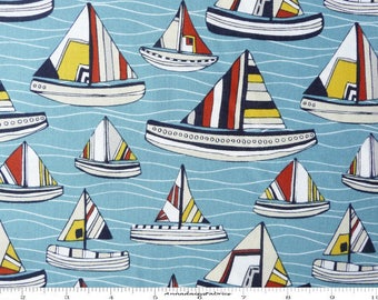 Sailboat fabric | Etsy