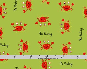 Crab fabric | Etsy