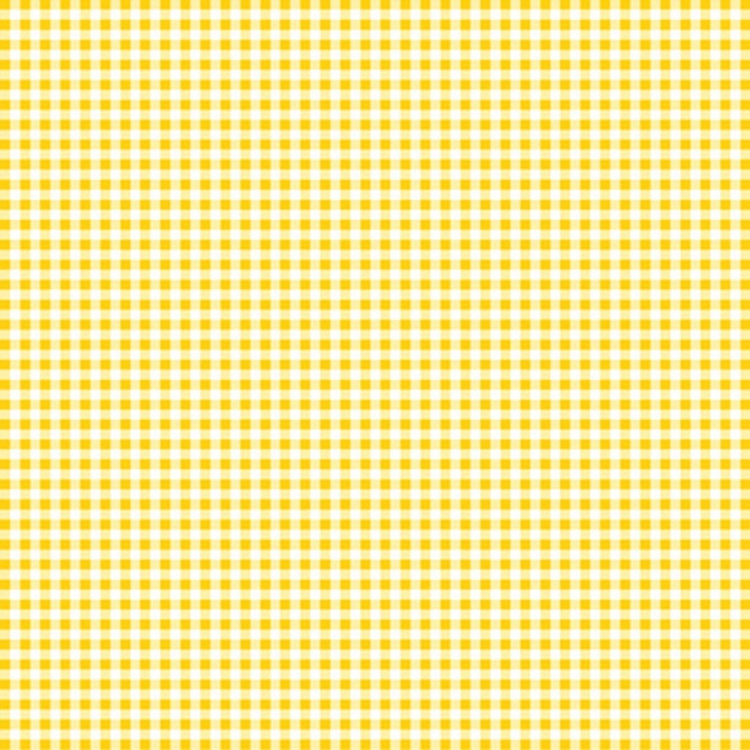 Yellow Gingham Check Fabric Clothworks World Of Susybee Sweet Bees